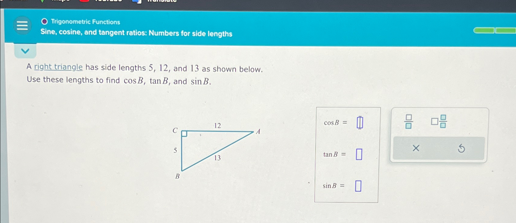 Solved Trigonometric FunctionsSine, cosine, and tangent | Chegg.com