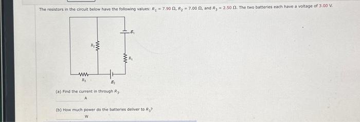 Solved The resistors in the circuit below have the following | Chegg.com