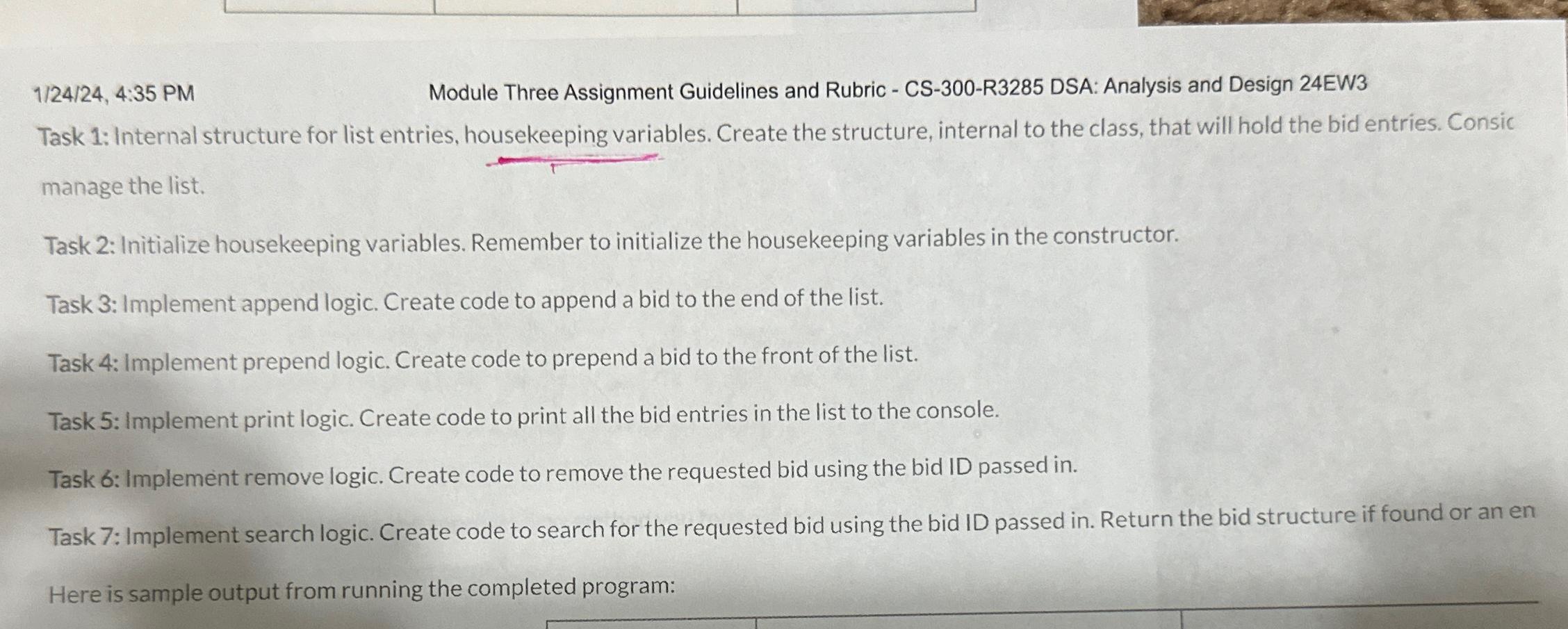 Solved 124?24,4:35 ﻿PMModule Three Assignment Guidelines and | Chegg.com