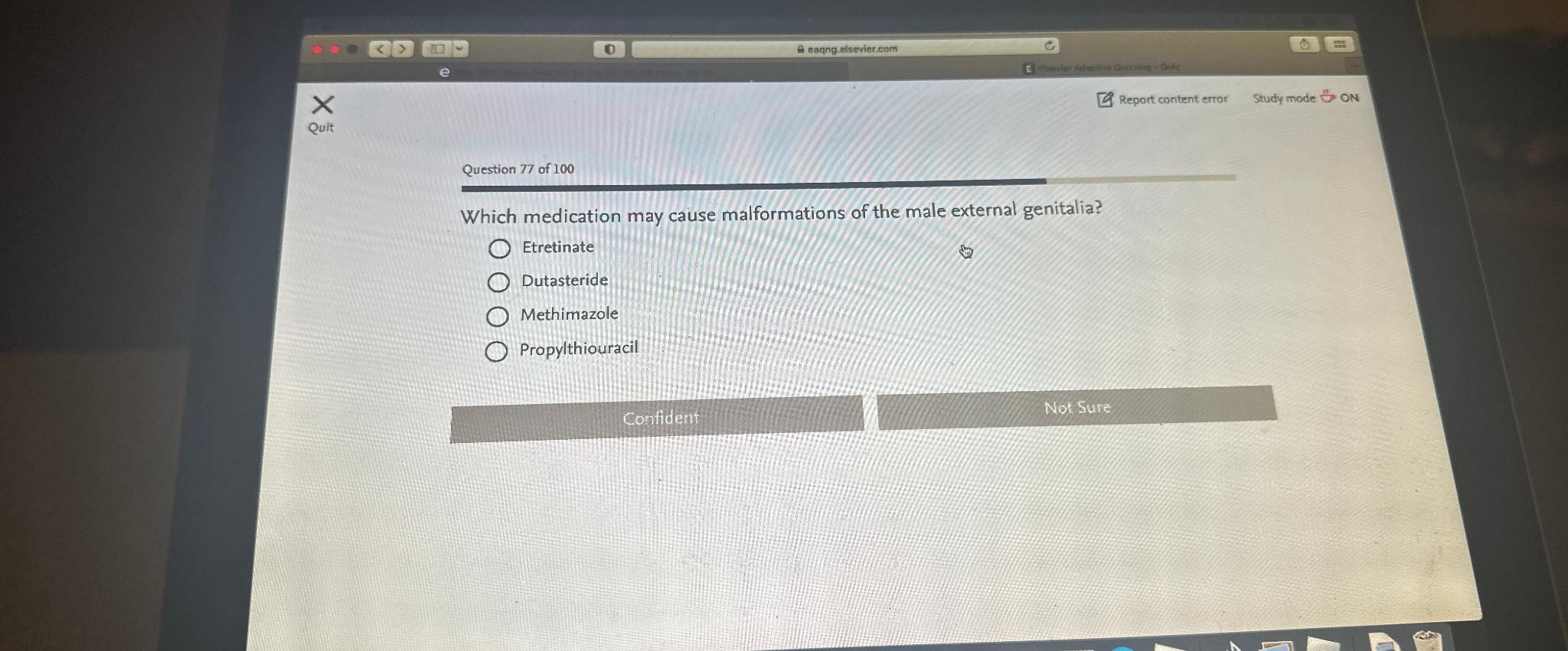 Solved Report content errorStudy mode 3 ﻿ONQuitQuestion 77 | Chegg.com