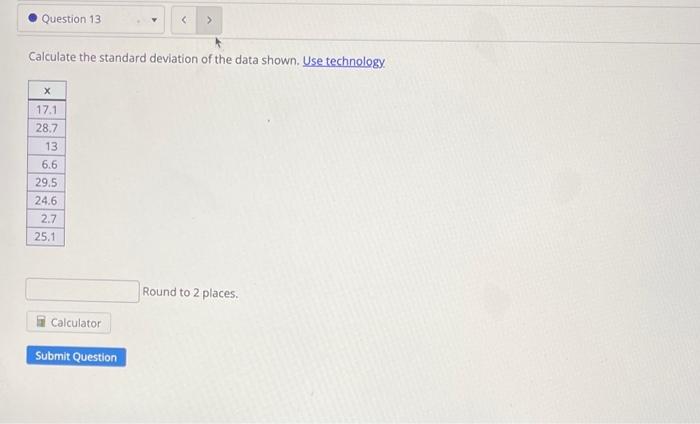 Solved A sample was done, collecting the data below. | Chegg.com