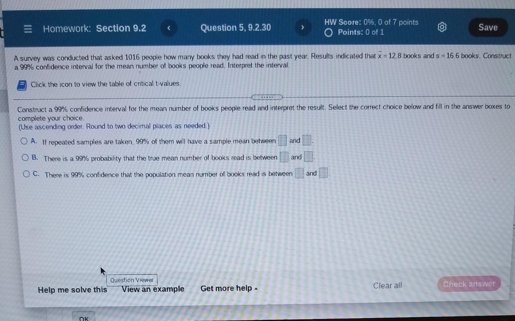 Solved Homework Section 9 2 ₹ Question 5 9 2 30 Hw