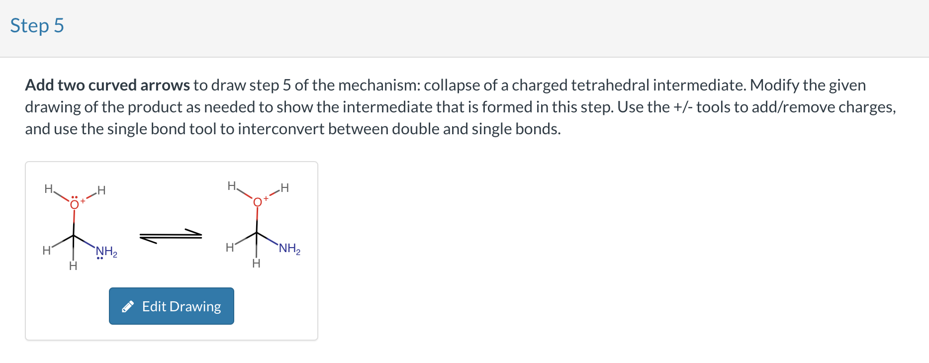 Step 5Add two curved arrows to draw step 5 ﻿of the | Chegg.com
