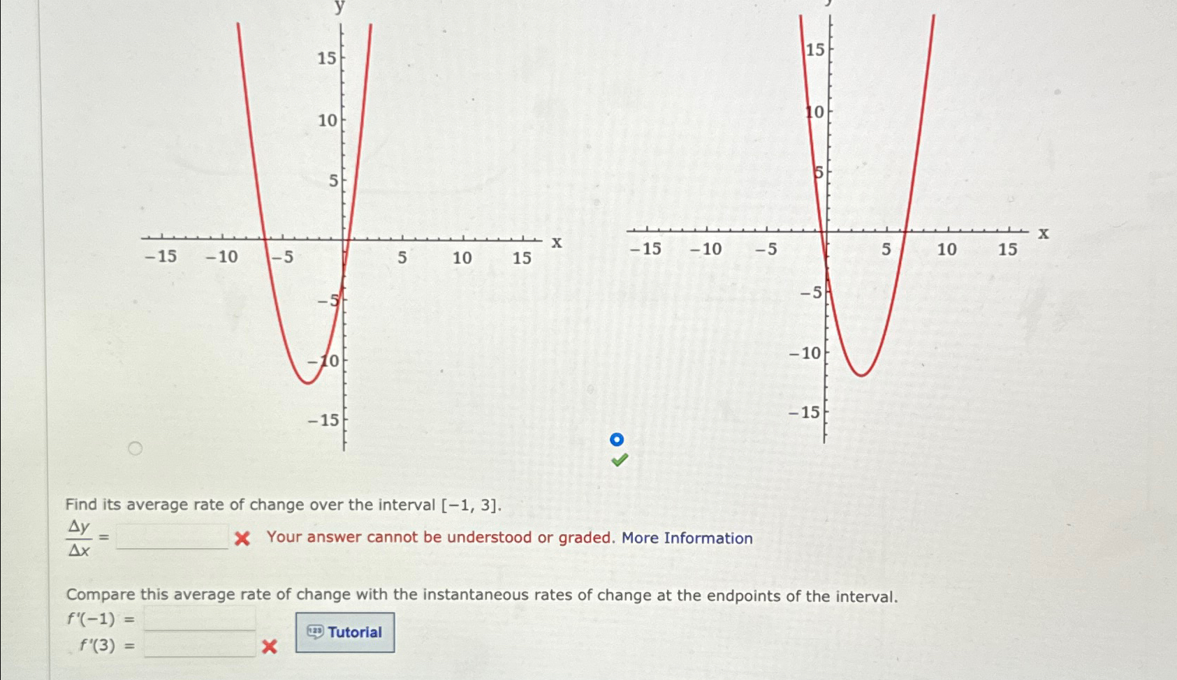 Solved F(x) = ﻿x^2-6x-3Find its average rate of change over | Chegg.com