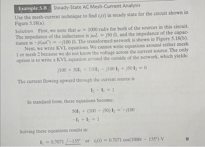 Solved Use the mesh-current technique to find i1(t) in | Chegg.com