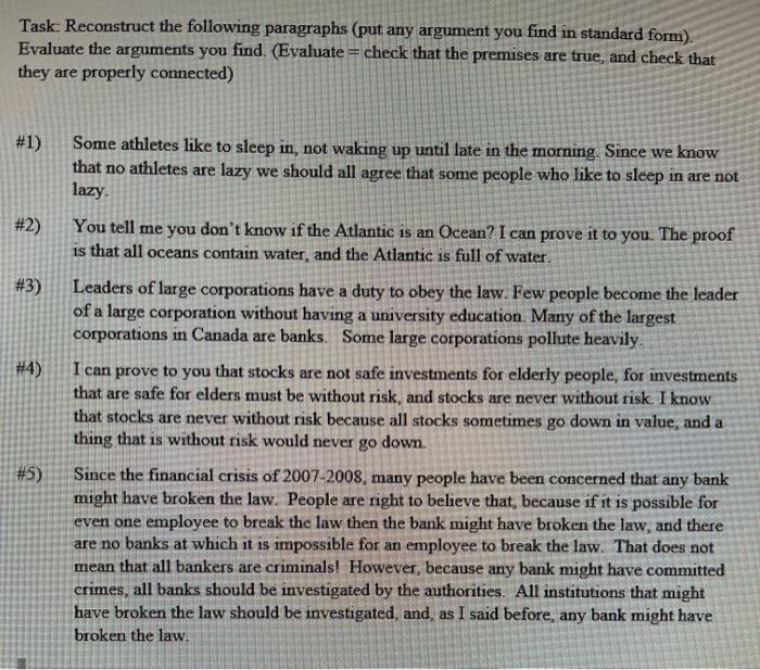 Task: Reconstruct the following paragraphs (put any | Chegg.com