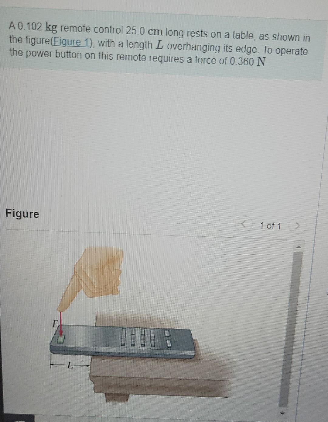 Solved RA Review Part A How far can the remote control | Chegg.com