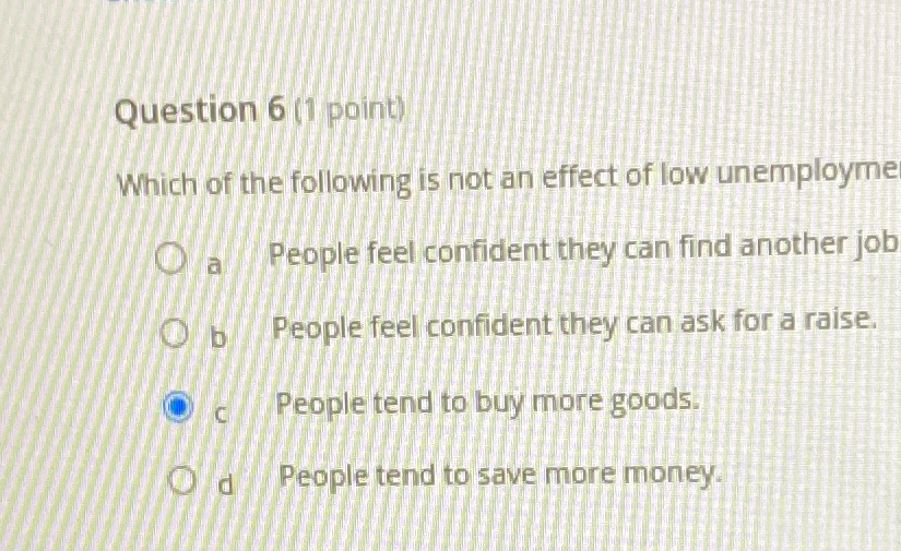 Solved Question 6 (1 ﻿point)Which of the following is not an | Chegg.com