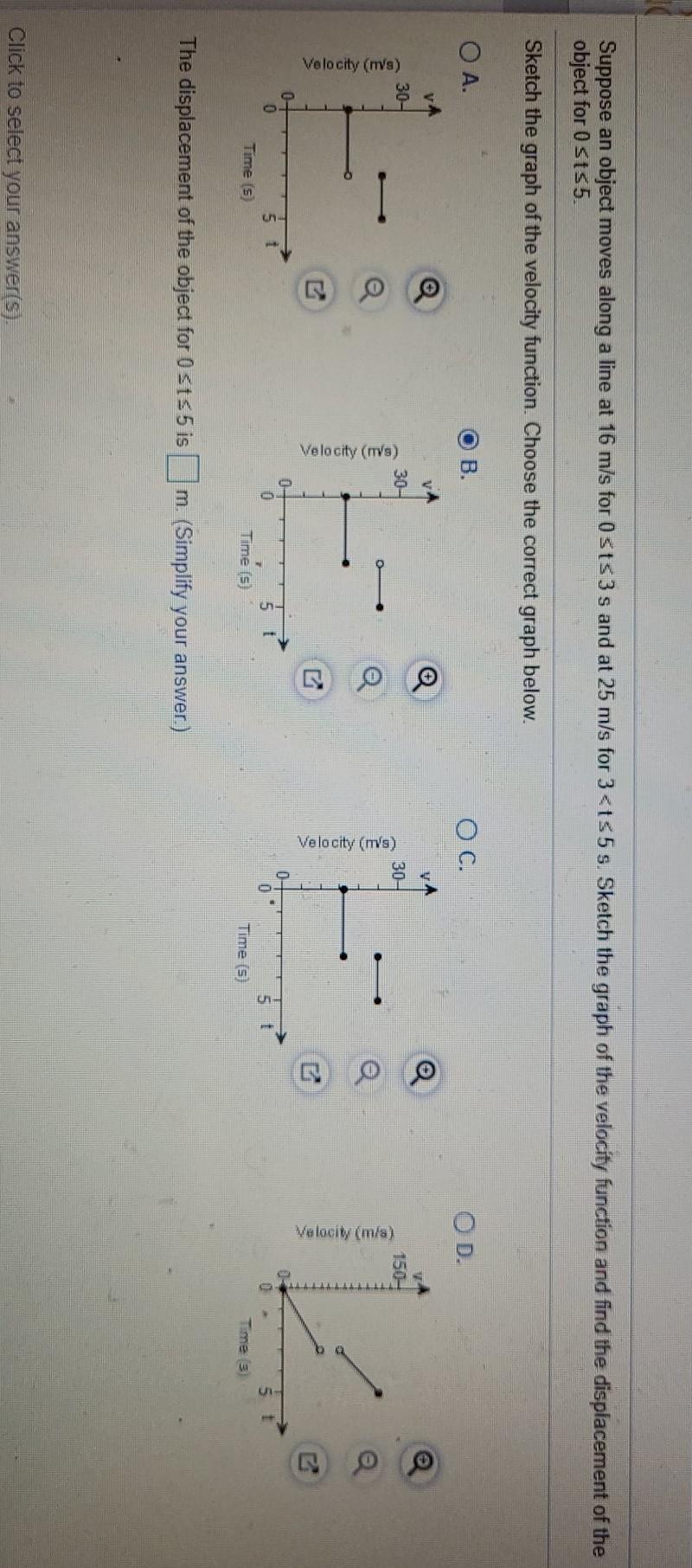 Solved Suppose An Object Moves Along A Line At 16 M S For 0