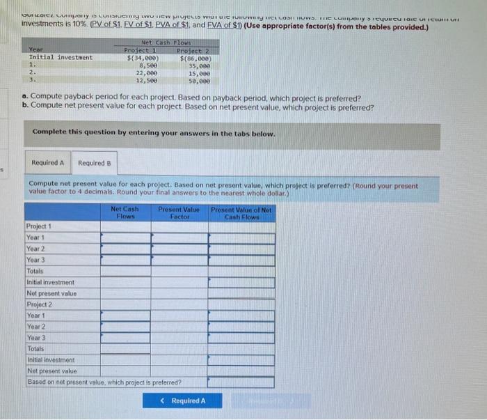 Solved Exercise 24-9 (Algo) Payback period; net present | Chegg.com