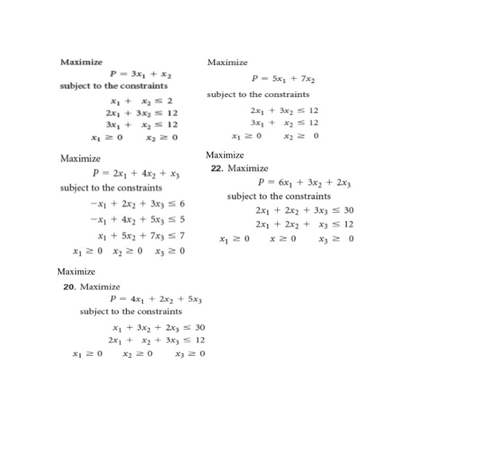 Solved Maximize Maximize P 3xx subject to the constraints P | Chegg.com