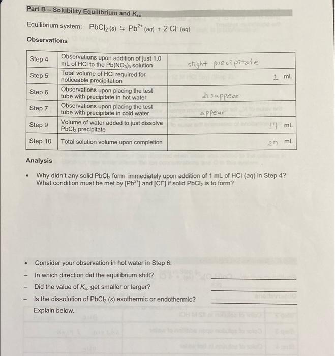 Solved Equilibrium system: PbCl2(s)⇋Pb2+(aq)+2Cl−(aq) | Chegg.com