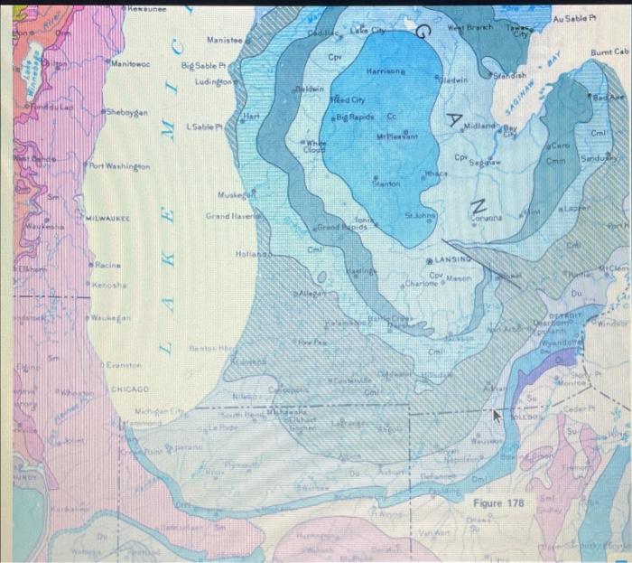 Complete the geologic maps, geologic cross sections | Chegg.com