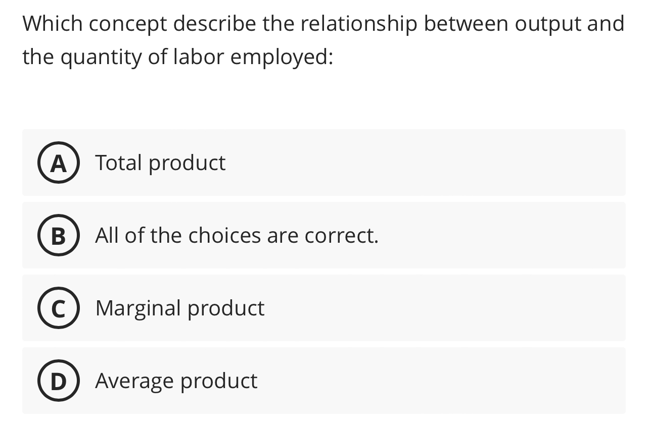 Solved Which concept describe the relationship between | Chegg.com