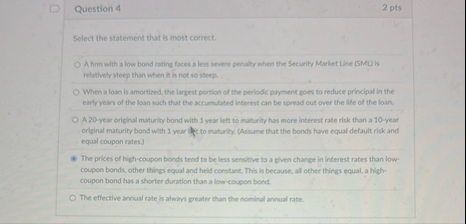 Solved Question 42 ﻿ptsSelect the statement that is most | Chegg.com