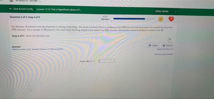 Solved Acquelic writer... Save & Exit Certify Lesson: 11.2c | Chegg.com