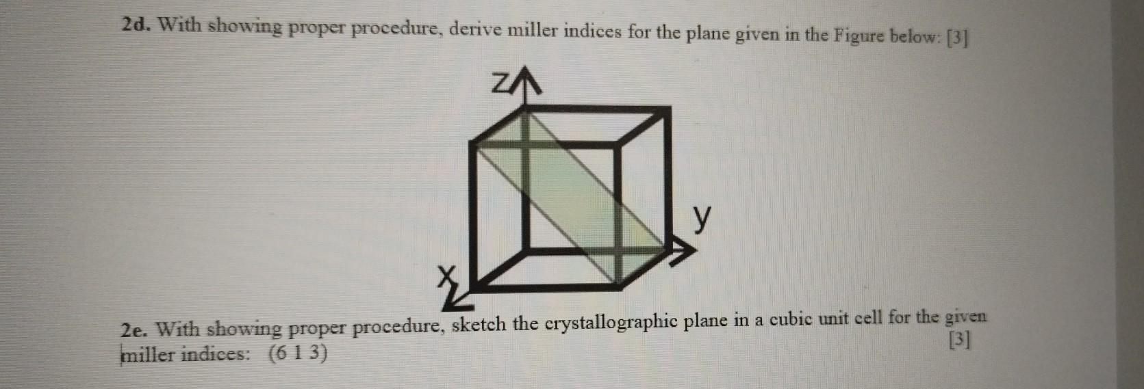 Solved 2d. With showing proper procedure, derive miller | Chegg.com