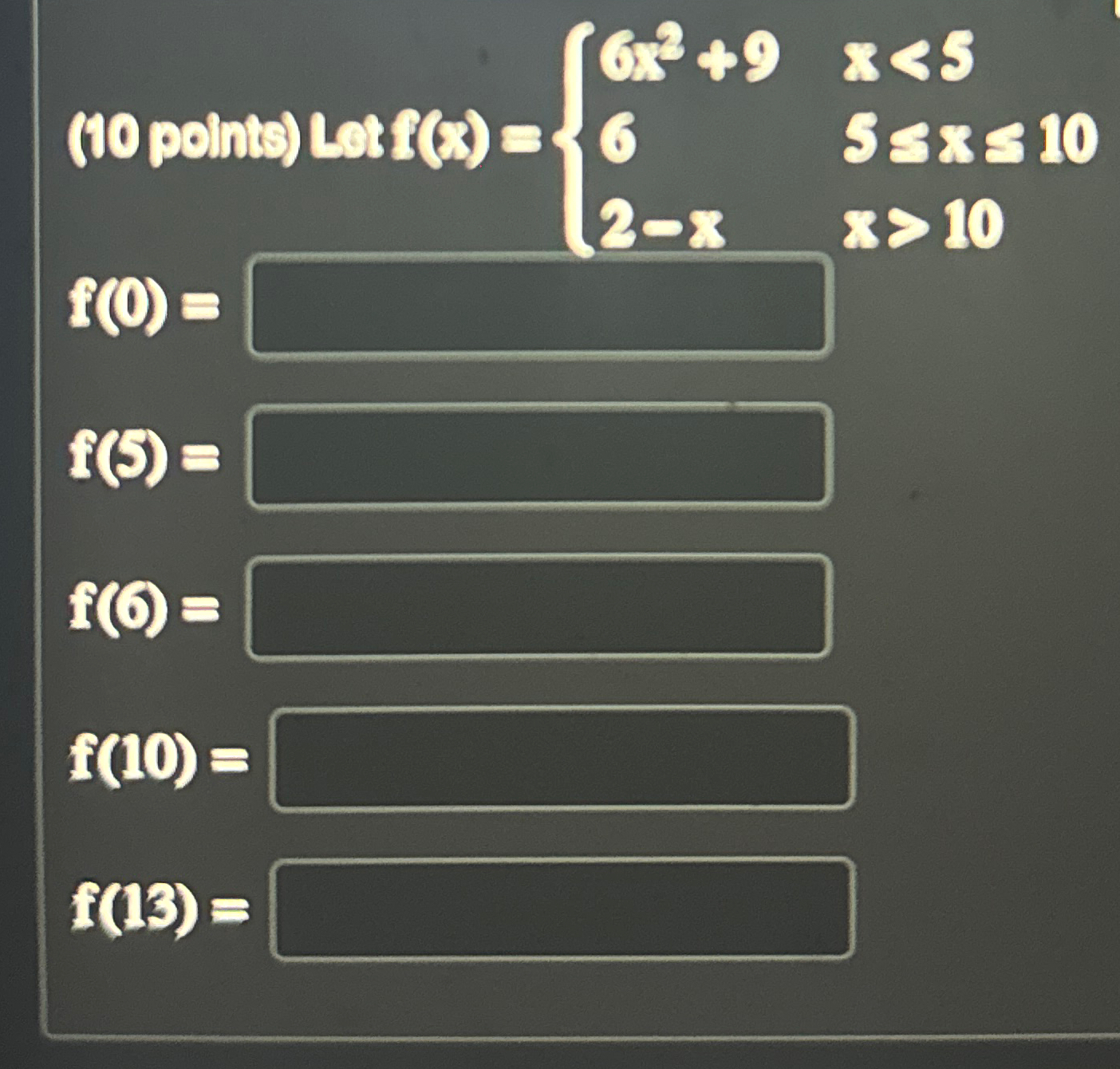 Solved f(10 polnts) | Chegg.com Solved f(10 polnts) | Chegg.com