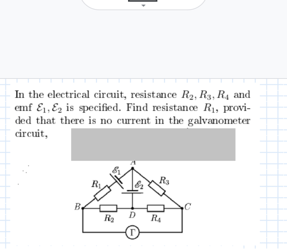 Solved In the electrical circuit, resistance R2,R3,R4 ﻿and | Chegg.com