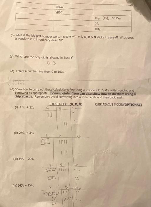 Goal: To further develop an understanding of our | Chegg.com