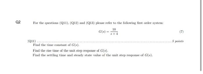 Solved For the questions (Q11), (Q12) and (Q13) please refer | Chegg.com