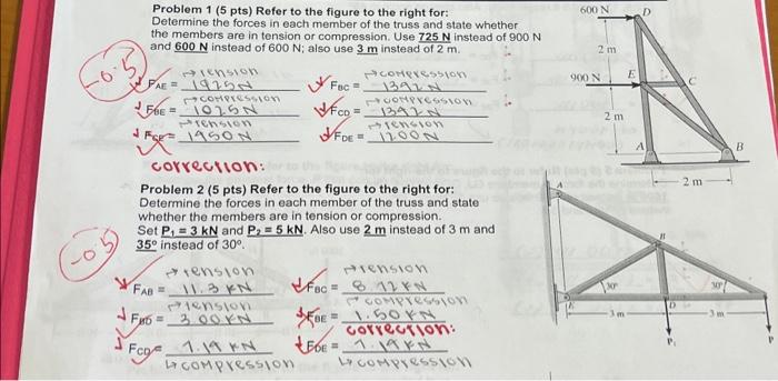 Solved Problem 1 ( 5pts) Refer to the figure to the right | Chegg.com