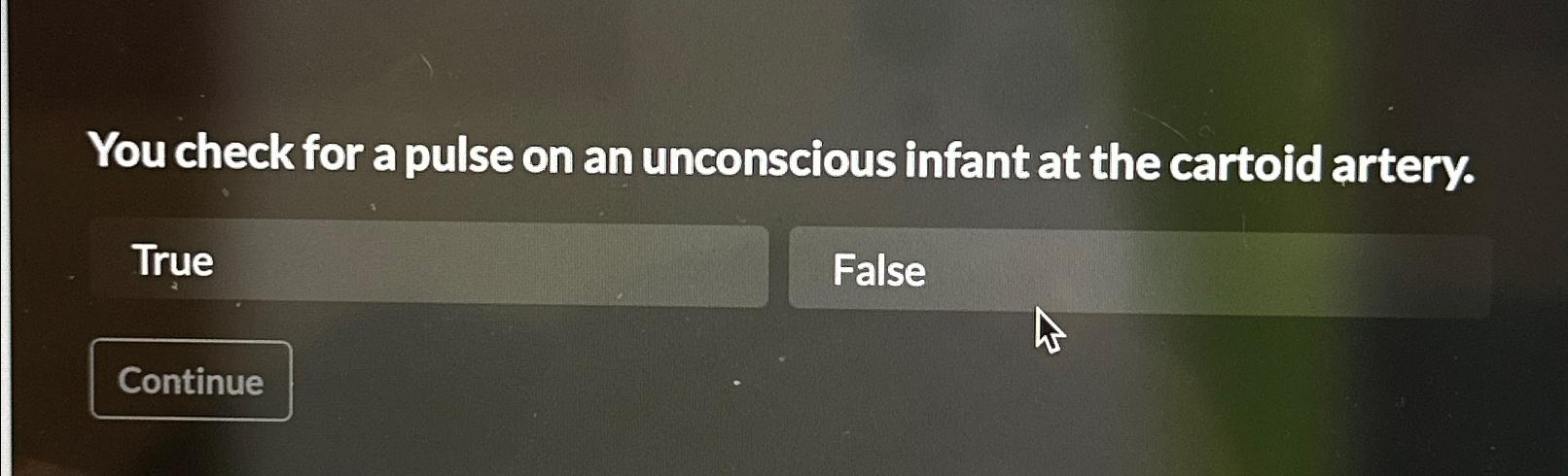 Solved You check for a pulse on an unconscious infant at the | Chegg.com