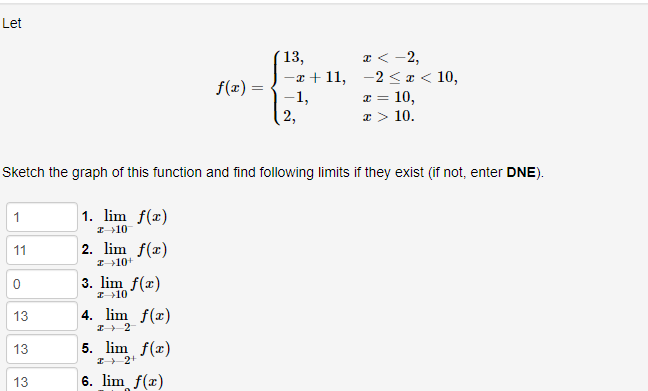 Solved Sketch The Grapg Of This Function And Find Following 8763
