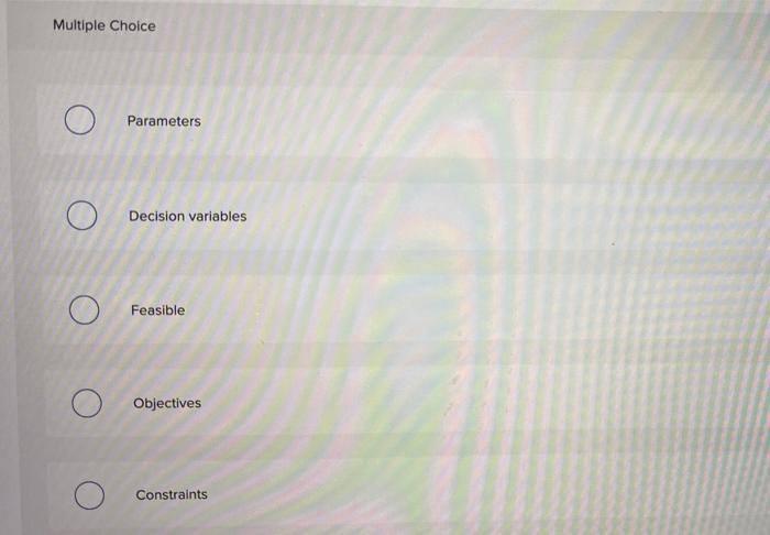 Solved represent choices available to the decision maker in | Chegg.com