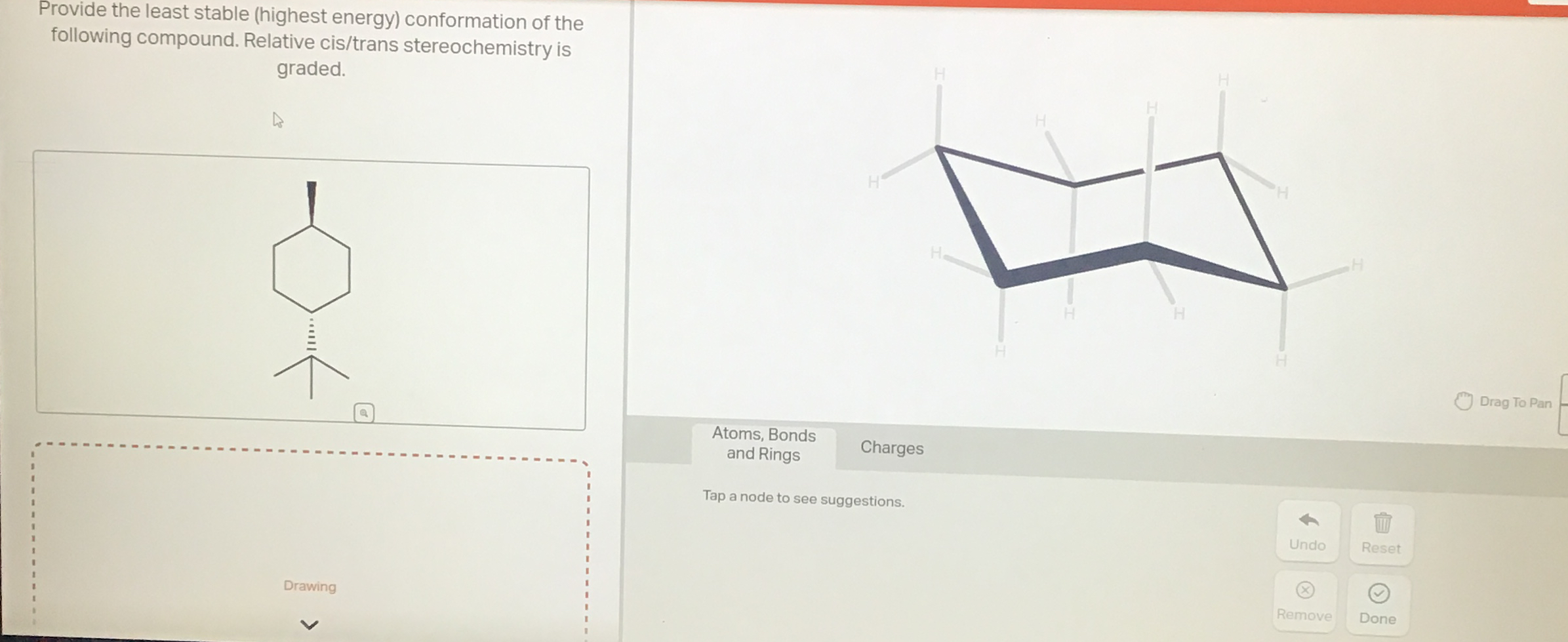 Solved Provide the least stable (highest energy) | Chegg.com