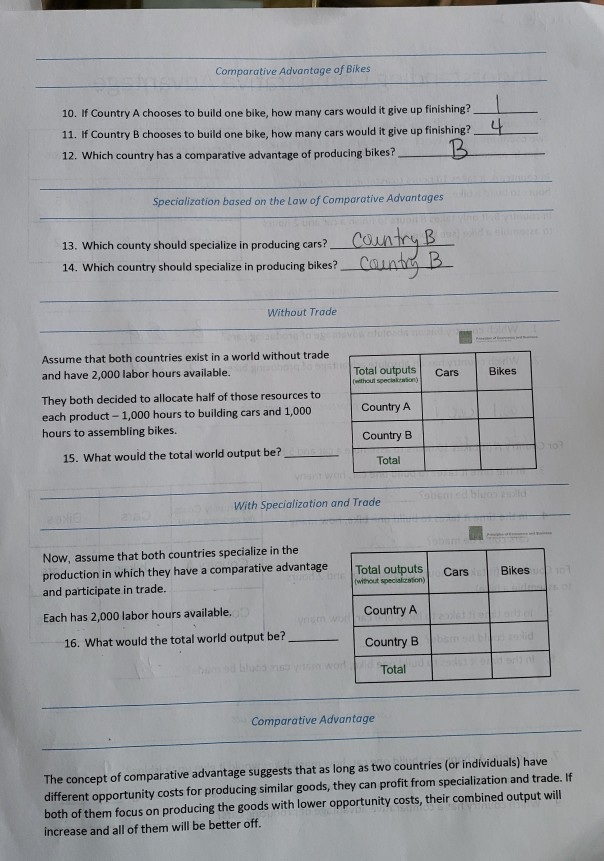 Solved Need help and resolve for Without Trade question | Chegg.com