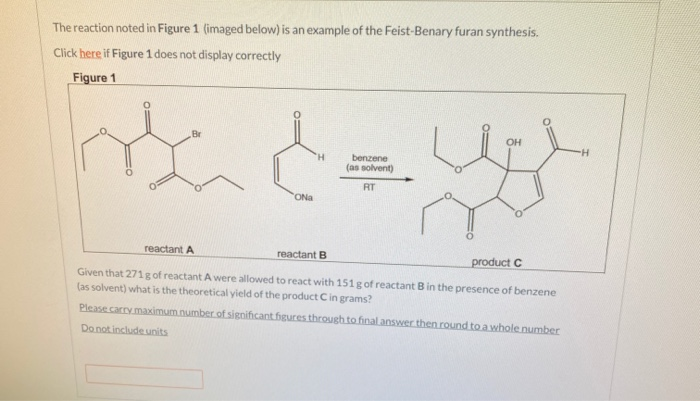 Solved The reaction noted in Figure 1 (imaged below) is an | Chegg.com