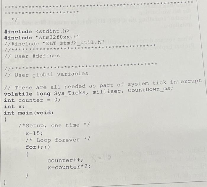 Solved modify the program to count up to a large number and | Chegg.com