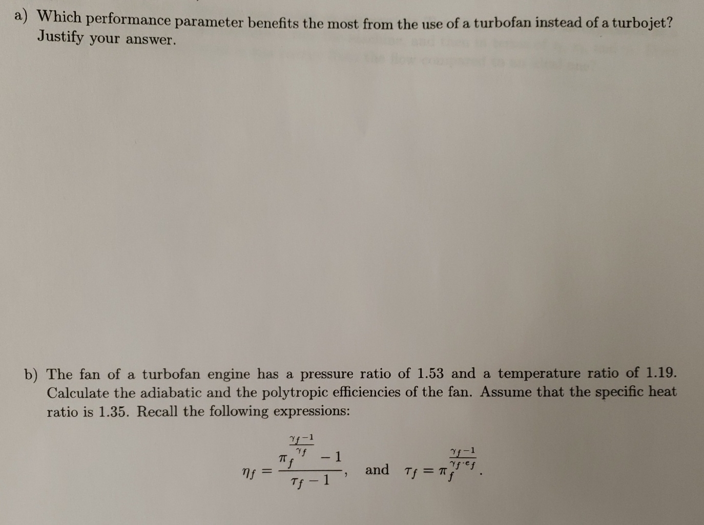 Solved a) ﻿Which performance parameter benefits the most | Chegg.com