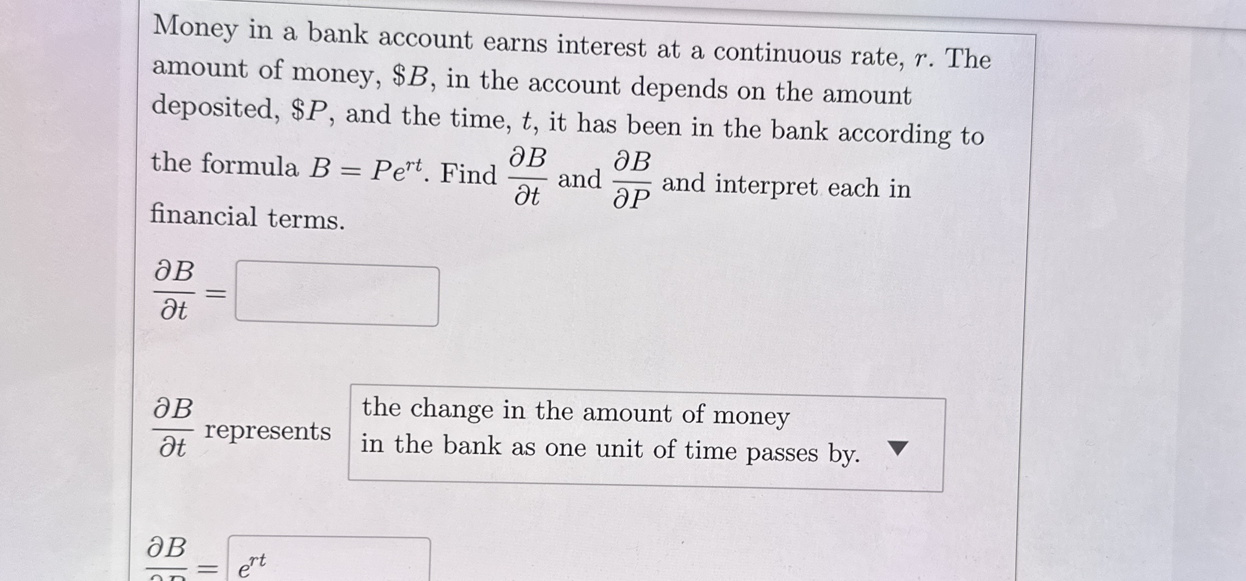 Solved Money in a bank account earns interest at a | Chegg.com