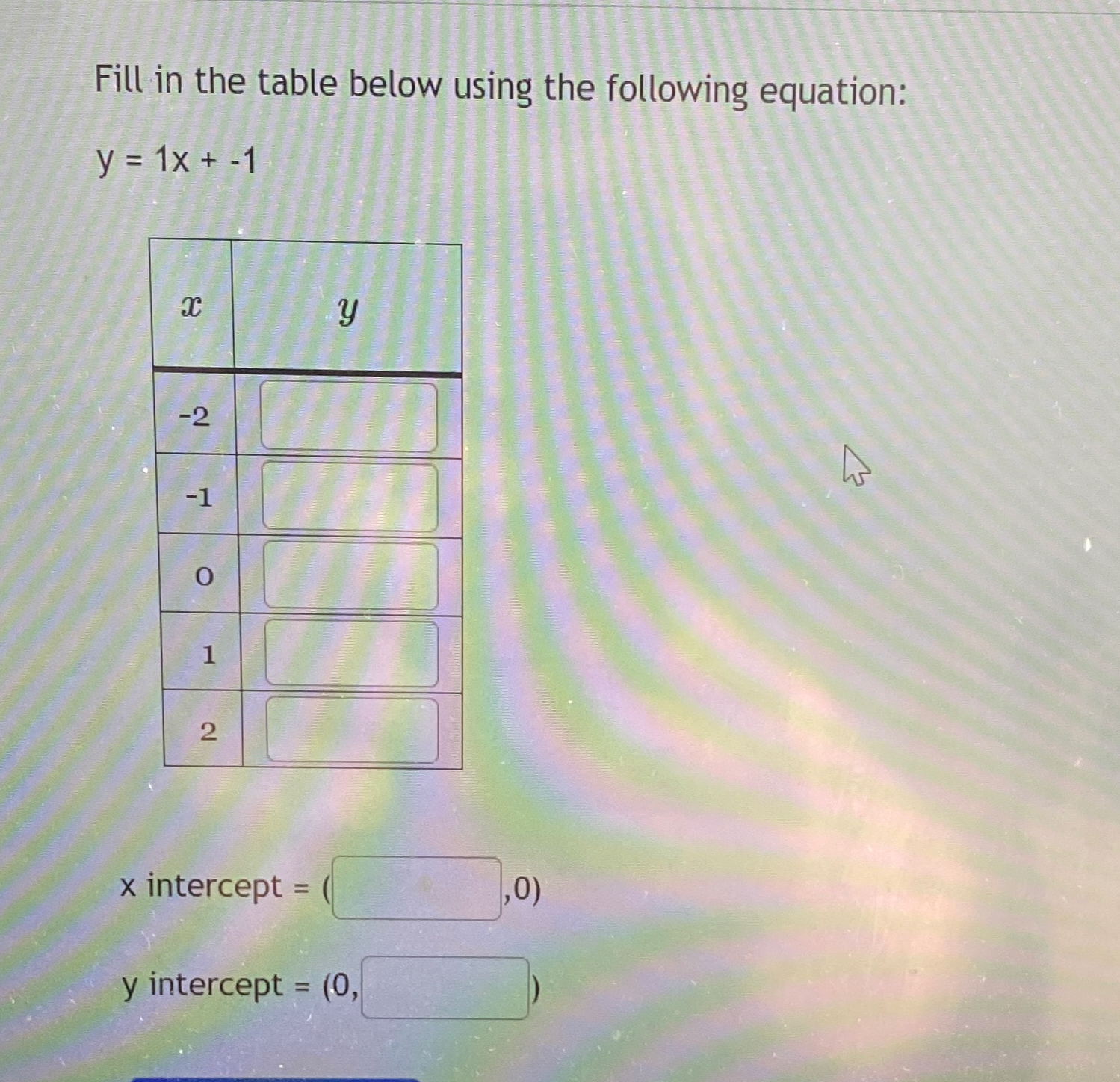 Solved Fill in the table below using the following | Chegg.com