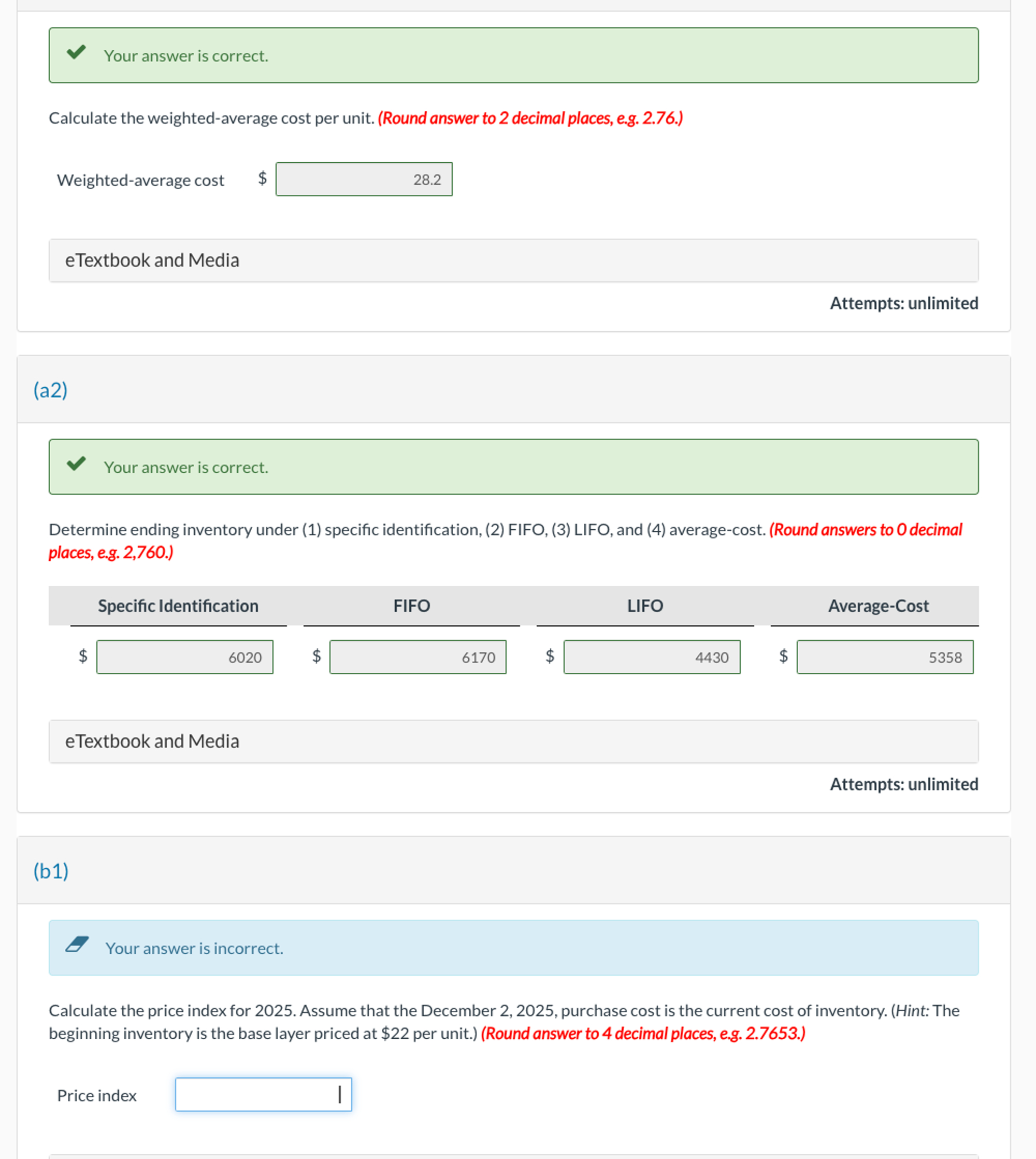 Solved Your answer is correct.Calculate the weighted-average | Chegg.com