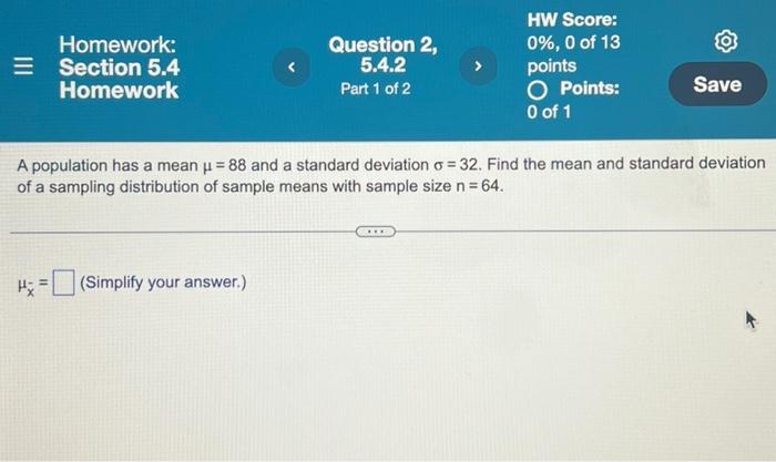 Solved Homework Section 5 4 Homework H Question 2 5 4 2
