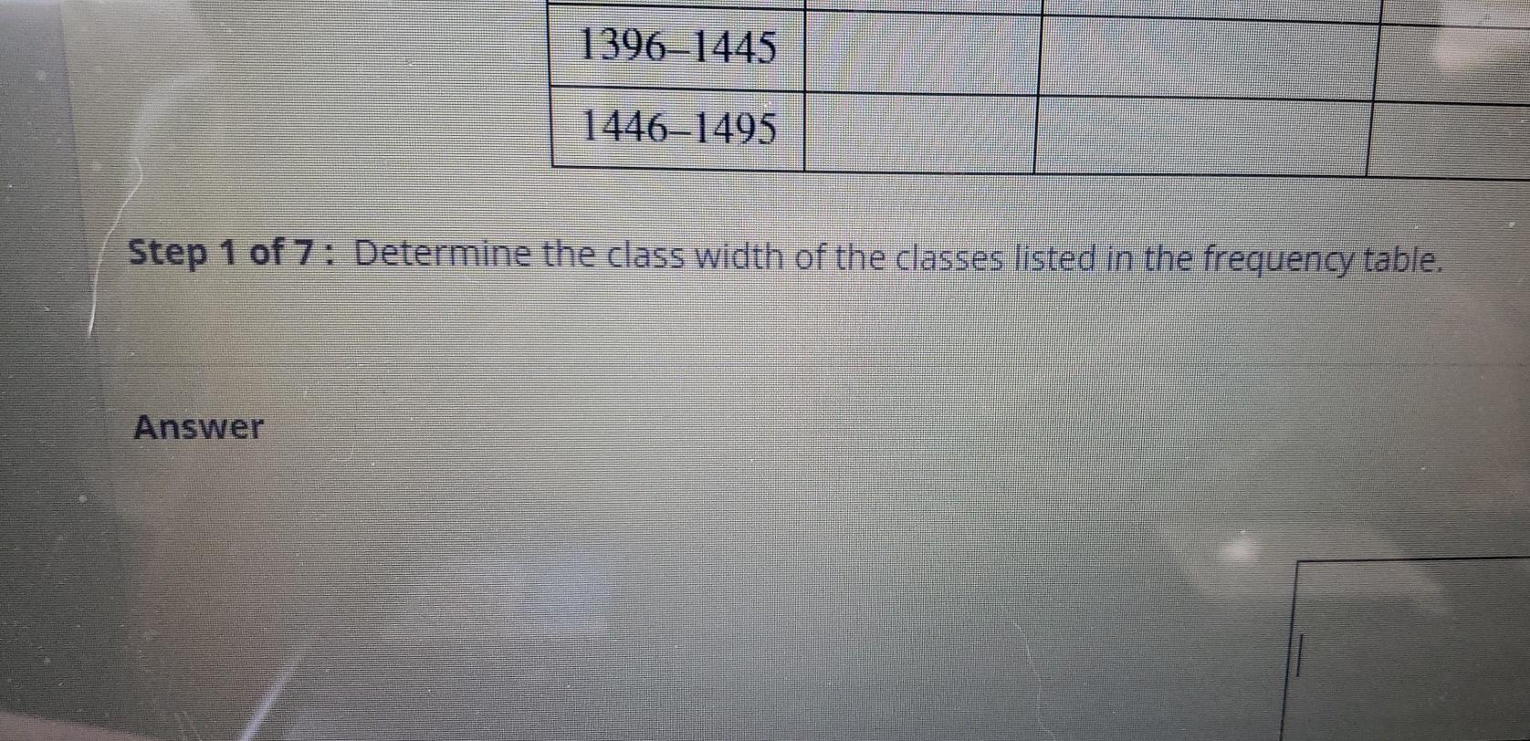 Solved Question 6 of 7, Step 1 of 7 10/21 Correct Consider | Chegg.com