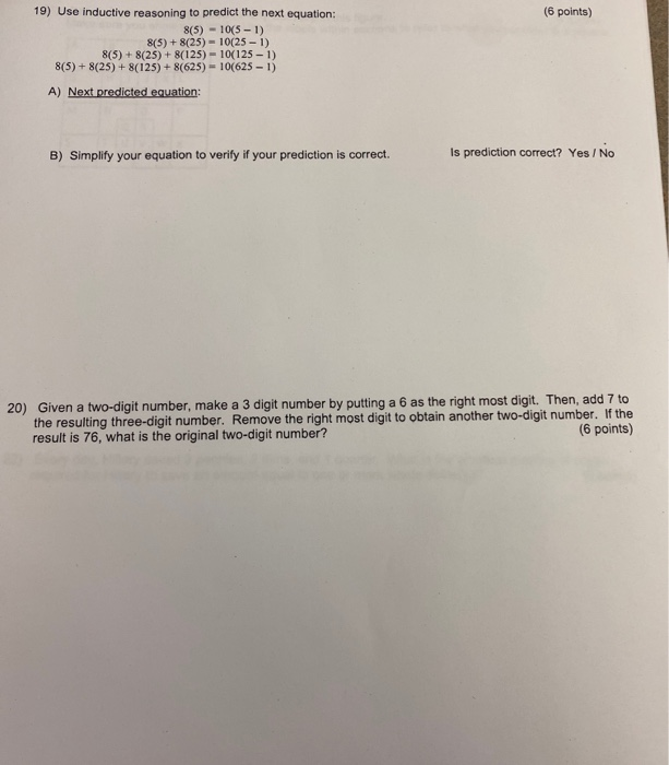 Solved For each argument, identify each premise and the | Chegg.com