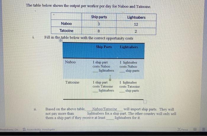 Solved The table below shows the output per worker per day | Chegg.com