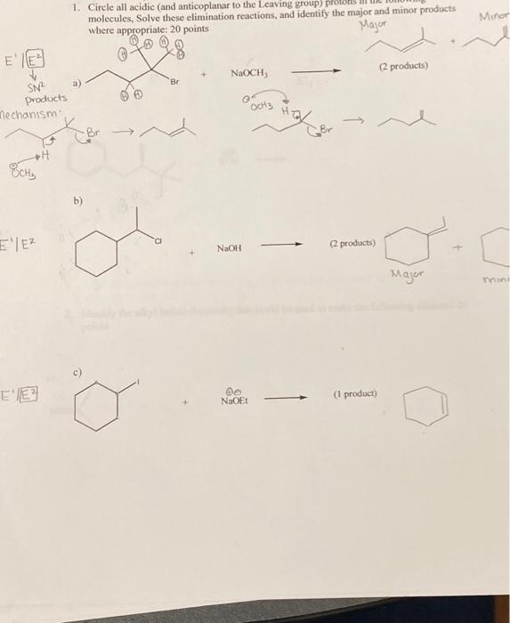 Solved for each compound, can you help me determine all | Chegg.com
