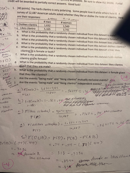 Solved credit will be awarded to partially correct answers. | Chegg.com