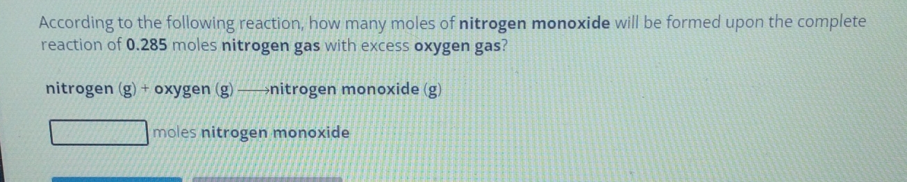 Solved According to the following reaction, how many moles | Chegg.com