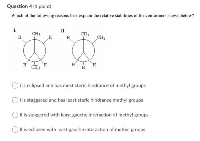 Solved Question 4 (1 point) Which of the following reasons | Chegg.com