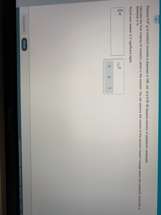 Solved Suppose 9.67 g of nickel(II) bromide is dissolved in | Chegg.com