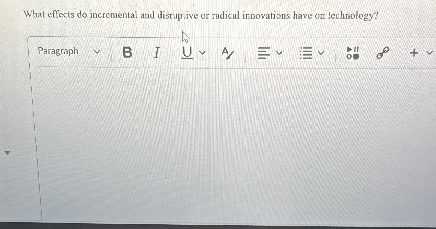 Solved What effects do incremental and disruptive or radical | Chegg.com