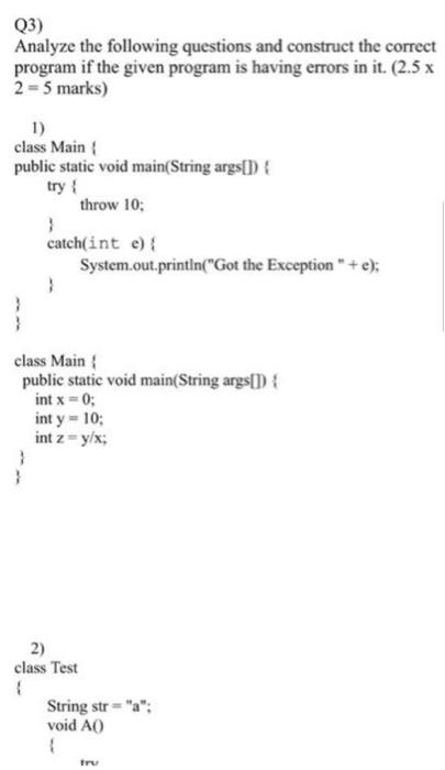 Solved c) Write the output public class MyClass static | Chegg.com
