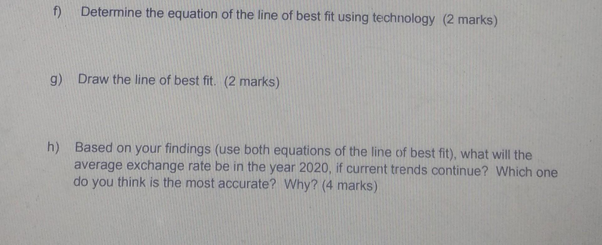 Solved Show all work for each question. 7. The average | Chegg.com