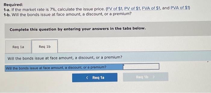 Solved Exercise 9-21 (Algo) Calculate the issue price of | Chegg.com